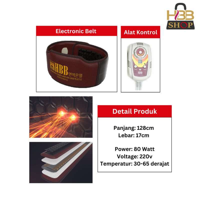 Jual Habibi Electronic Belt - Alat Terapi Penghangat Dan Pemanas ...