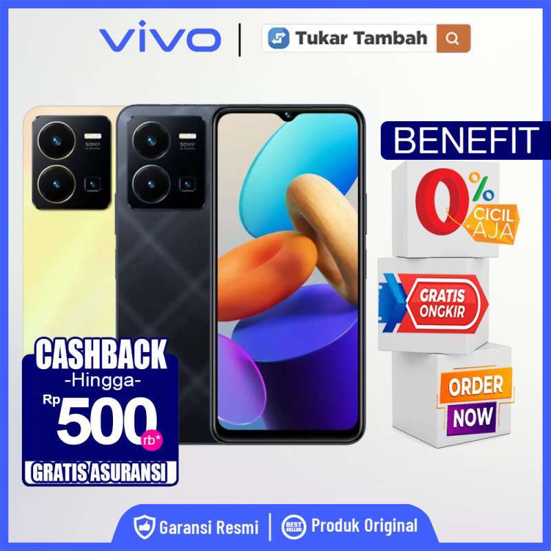 Promo Vivo Y35 8/128GB Garansi Resmi Diskon 40% di Seller Star Ponsel Store - Cideng, Kota ...