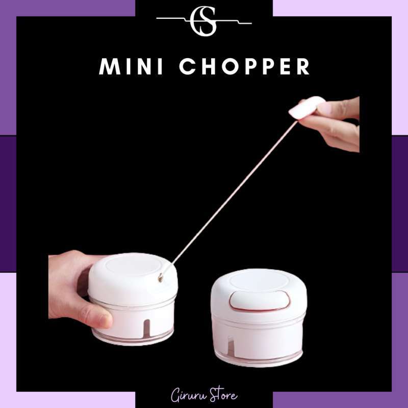 Jual Mini Chopper Manual / Blender Mini Tarik Serba Guna / Pencacah ...