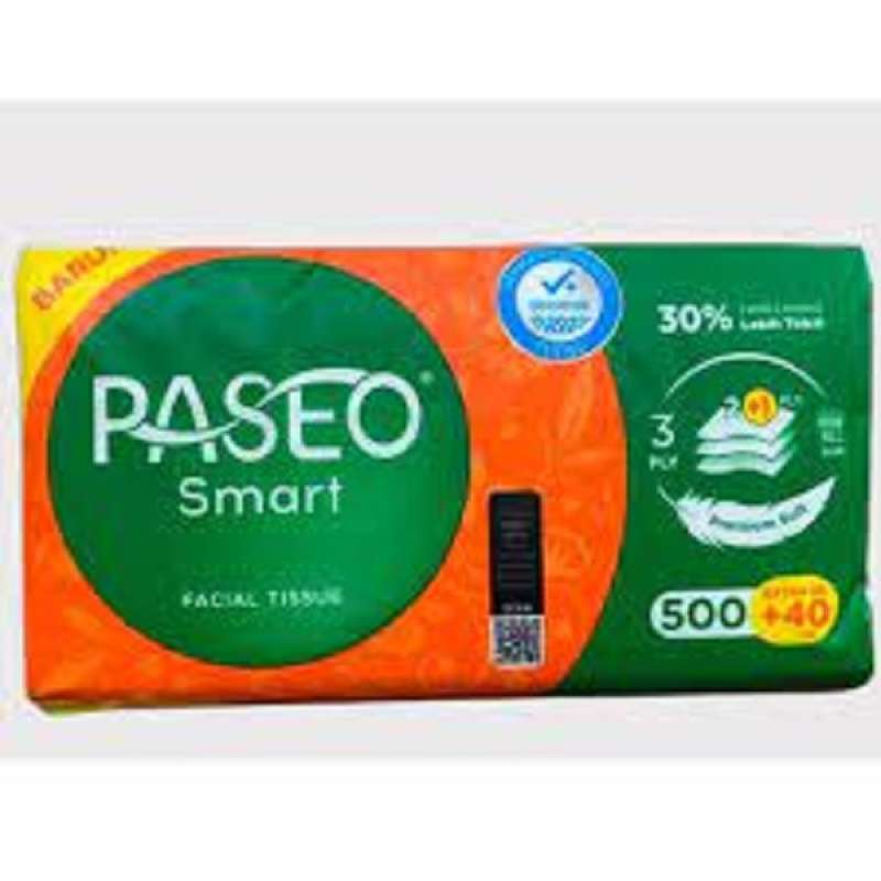 Promo Paseo Tisu Facial Tissue 3 Ply 540 Sheet Diskon 20% Di Seller Arefaa Shop - Toko Sembako ...