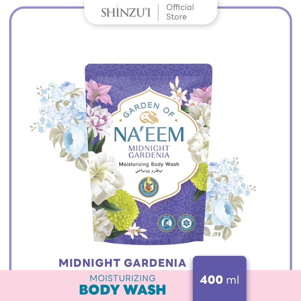Promo Garden Of Na'eem Midnight Gardenia Moisturizing Body Wash Pouch [400 Ml] Diskon 24% Di ...