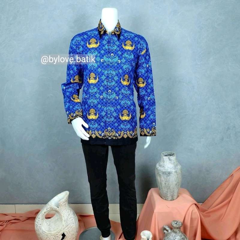 Jual Seragam Batik Korpri Pria Terbaru - Batik Guru - Batik PNS di ...
