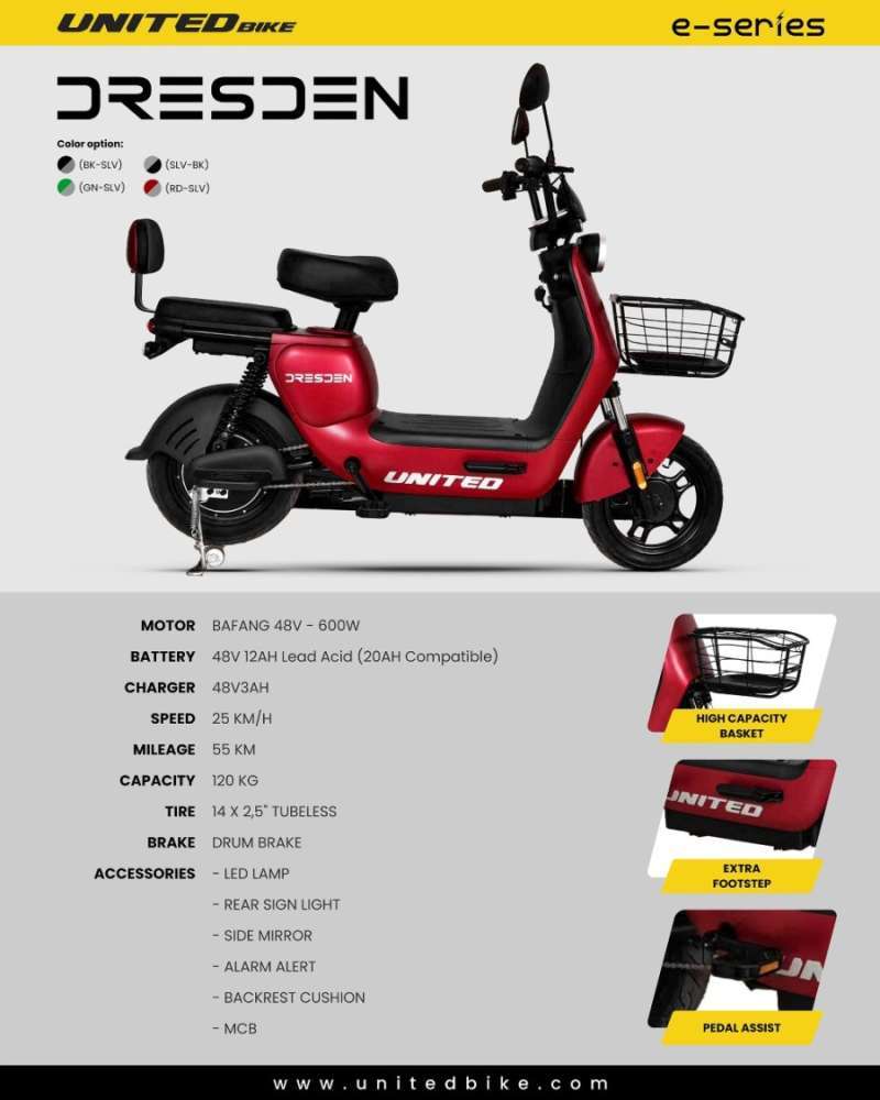 Jual Sepeda Listrik Dresden Type EBike Electric Bike Dinamo Bosch By ...