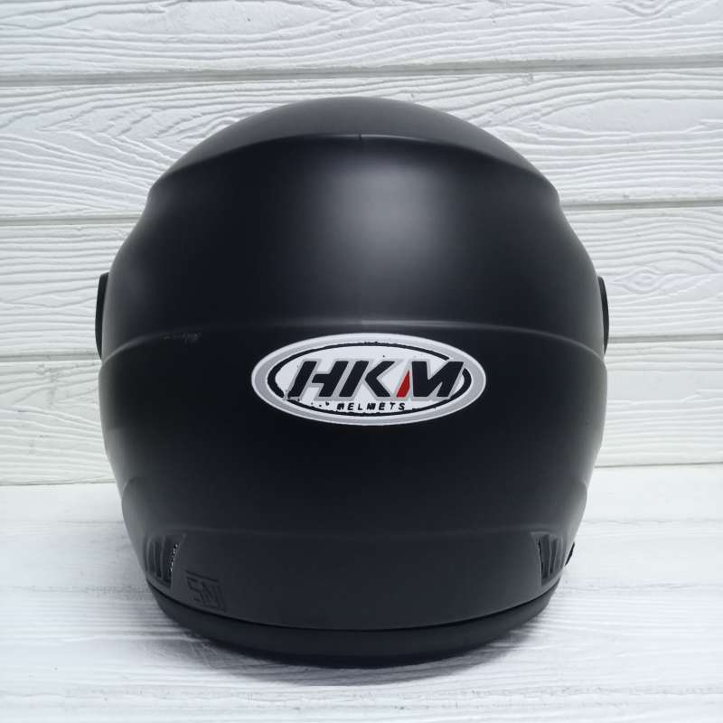 Jual Helm Evolution Polos Black Doff Half Face Model Gm Evo Di Seller ...