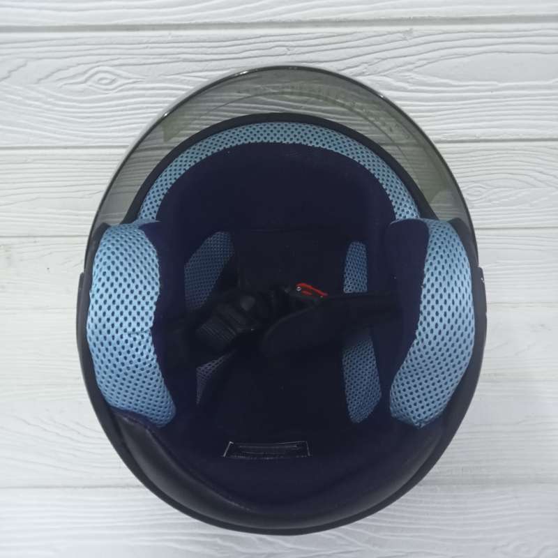 Jual Helm Evolution Polos Black Doff Half Face Model Gm Evo Di Seller ...