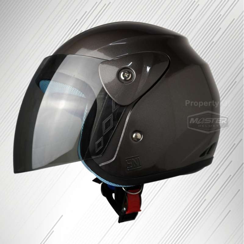 Jual Helm Evolution Polos Black Doff Half Face Model Gm Evo - Gunmet Di ...