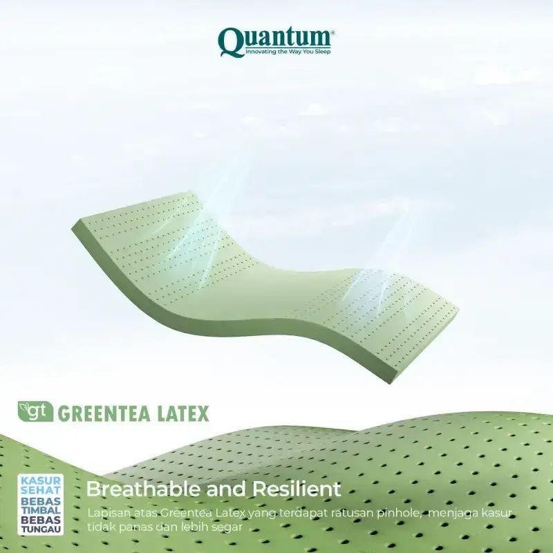 Promo Kasur Orthopedic Quantum Posture Master Bamboo Greentea Latex ...