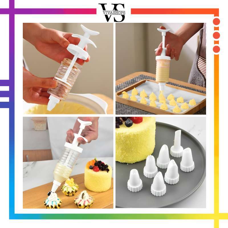 Jual Alat Penghias Kue 8 In1 Cake Decoration Penghias Tart Cookies ...