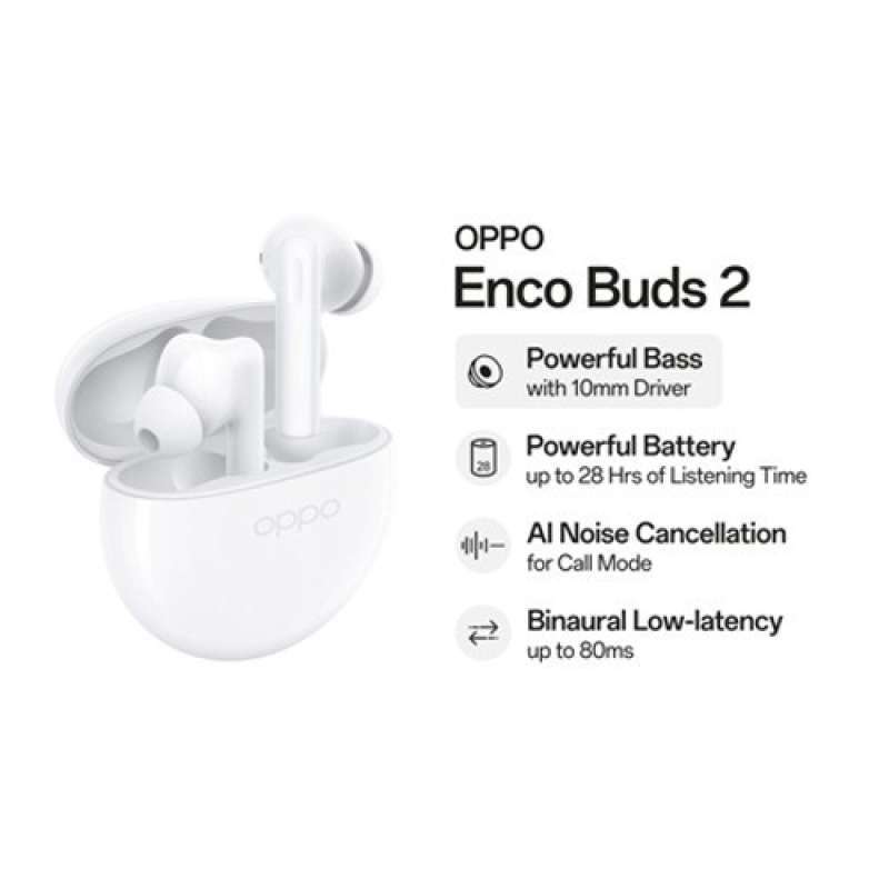 Jual Oppo Enco Buds2 Tws Bluetooth Earphone Di Seller Asia Jaya Group ...
