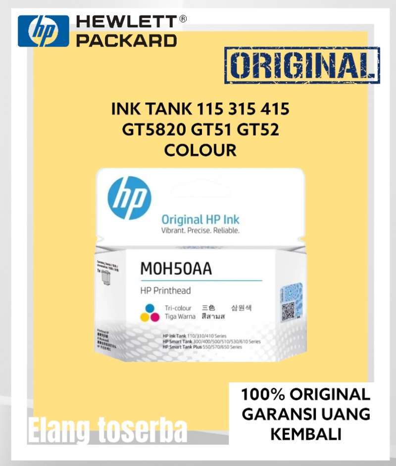 Jual PRINTHEAD CARTRIDGE HP INK TANK 115 315 415 GT5820 GT51 GT52 ...