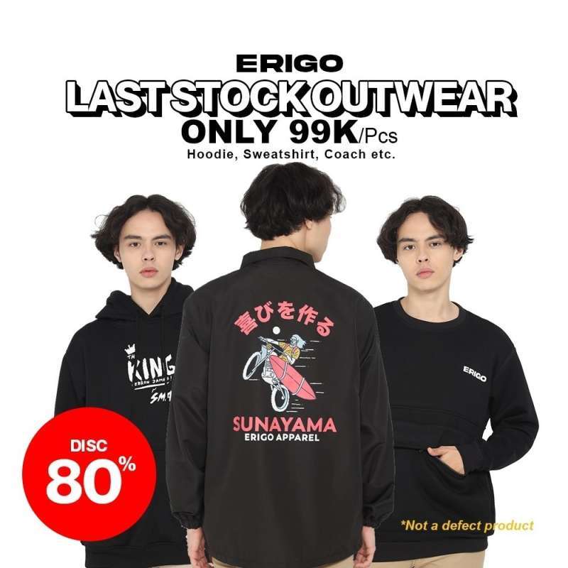 Promo Erigo Last Stock Outerwear - XL Diskon 10% di Seller Erigo ...