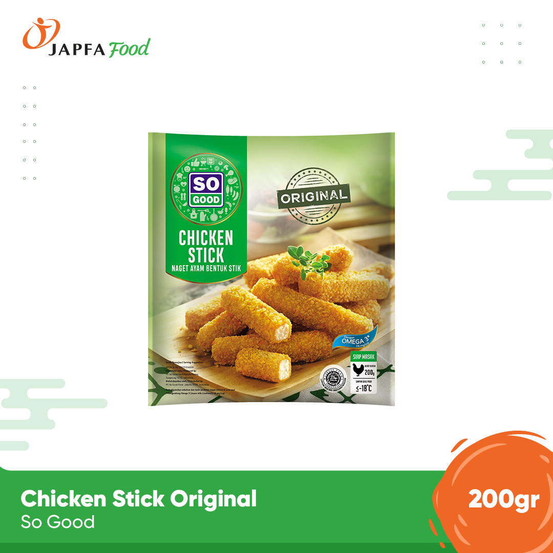 Promo So Good Chicken Stick Original / Naget Ayam Stik 200gr Diskon 24% ...