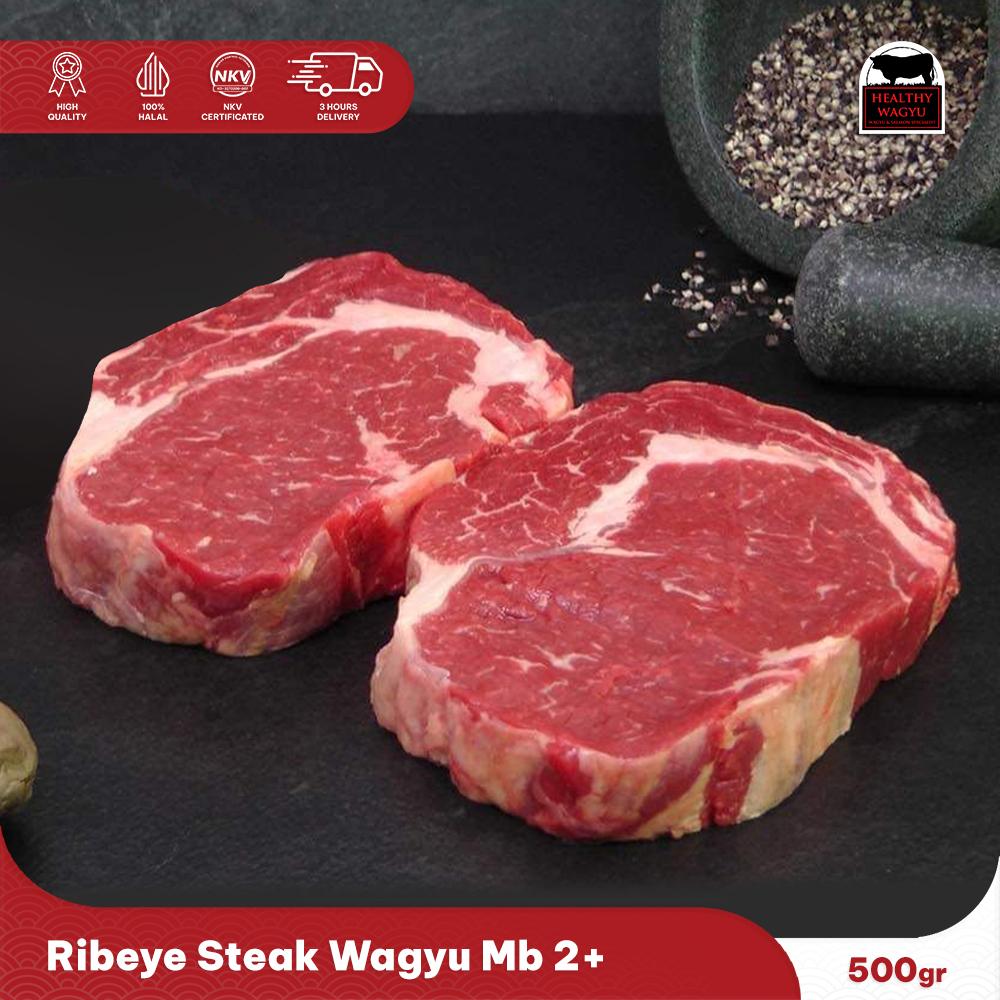 Jual Ribeye Wagyu/Blackangus mb2+ 500gr di Seller Healthywagyu ...