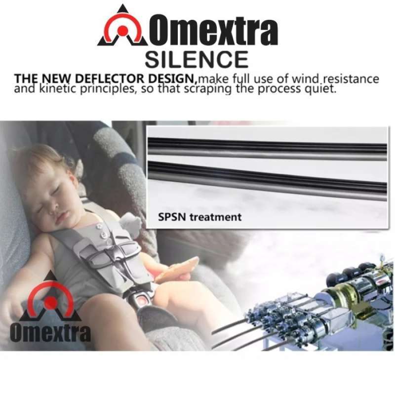 Jual Grade A 3 Sections Car Wiper Mobil Omextra Wiper Blade Hybrid 4 ...