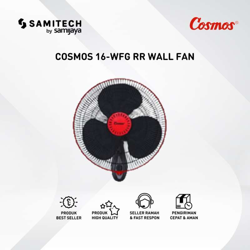 Promo Cosmos Wall Fan - 16-wfg - Red, Rr Diskon 13% Di Seller Cv. Sami ...
