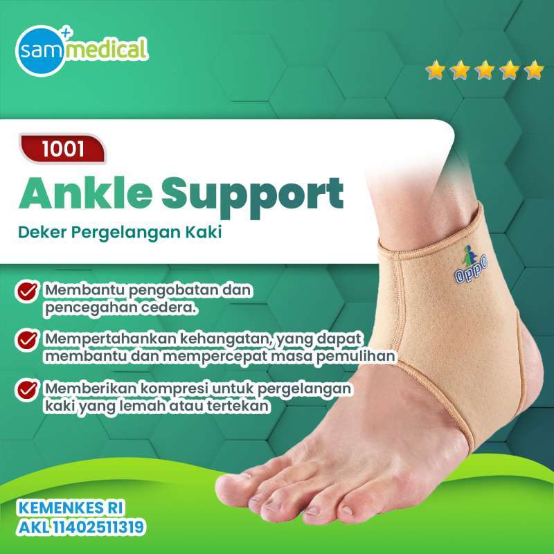 Jual OPPO 1001 Ankle Support Atau Pergelangan Kaki Mata Kaki Deker Di ...