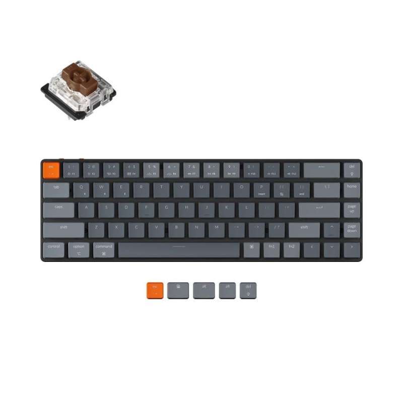 Jual Keychron K7 Hot-swappable RGB Backlight GATERON Switch + Bonus ...