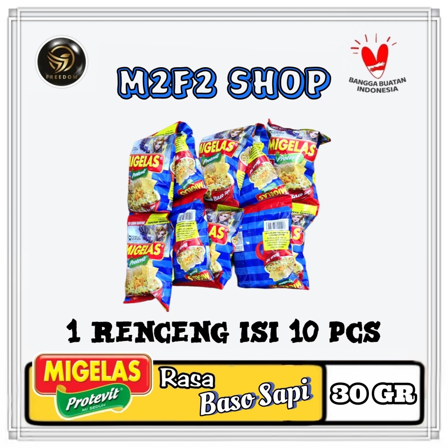 Promo Migelas Protevit Mi Seduh Kuah Rasa Baso Sapi - 30 gr (Kemasan ...