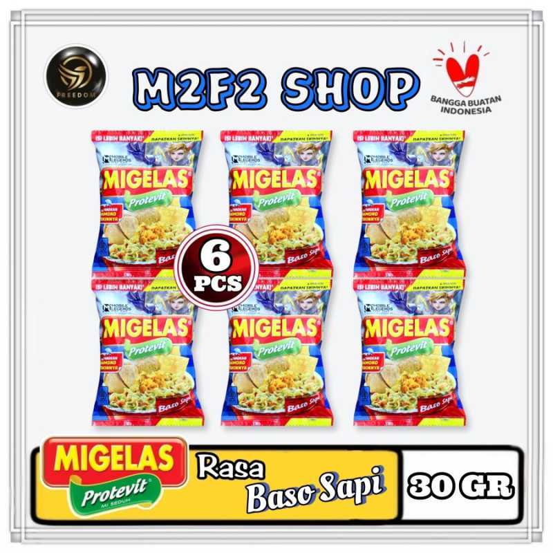 Promo MIGELAS Protevit Mie Gelas Seduh Kuah Rasa Baso Sapi Sachet - 30 ...