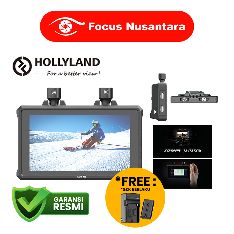 Promo FOCUS NUSANTARA - Hollyland Mars M1 Wireless Transmitter Receiver ...
