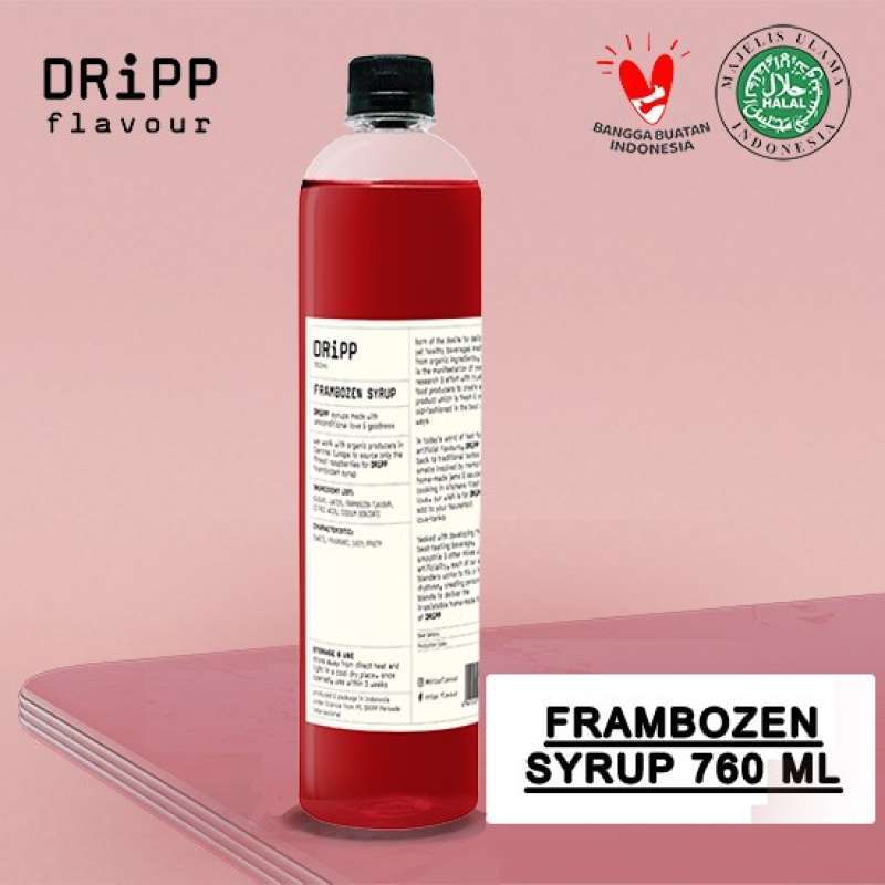 Jual Sirup Frambozen Dripp Syrup Halal Produk Indonesia, Frambozen ...