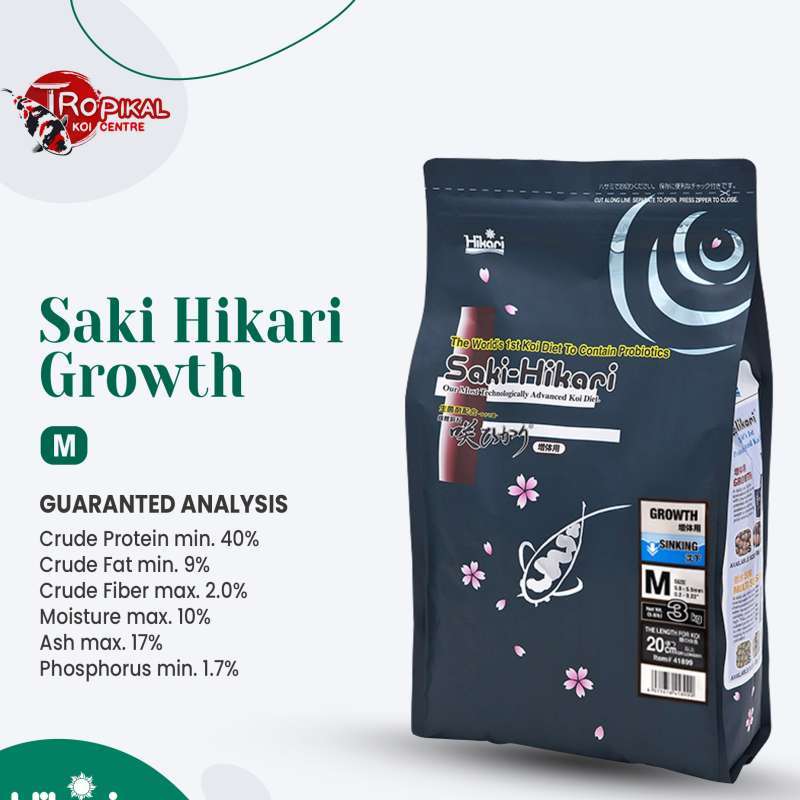 Jual TKC Saki Hikari Growth Sinking Koi Fish Food - M di Seller ...