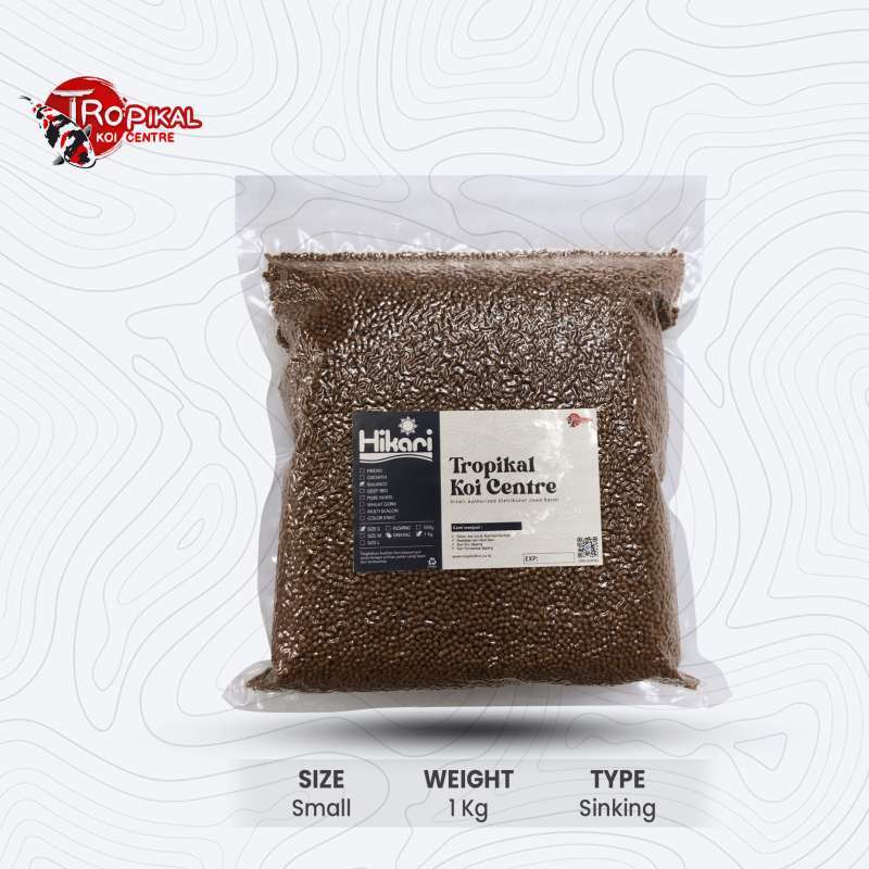 Jual TKC Saki Hikari Balance Sinking Koi Fish Food 1 kg - Tropikal Koi di Seller Tropikal Koi ...