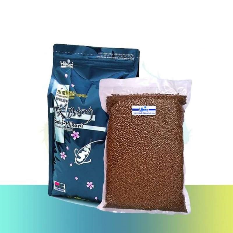 Jual Pakan Makanan Ikan Koi Jepang Repack Saki Hikari Growth L 500 Gram ...