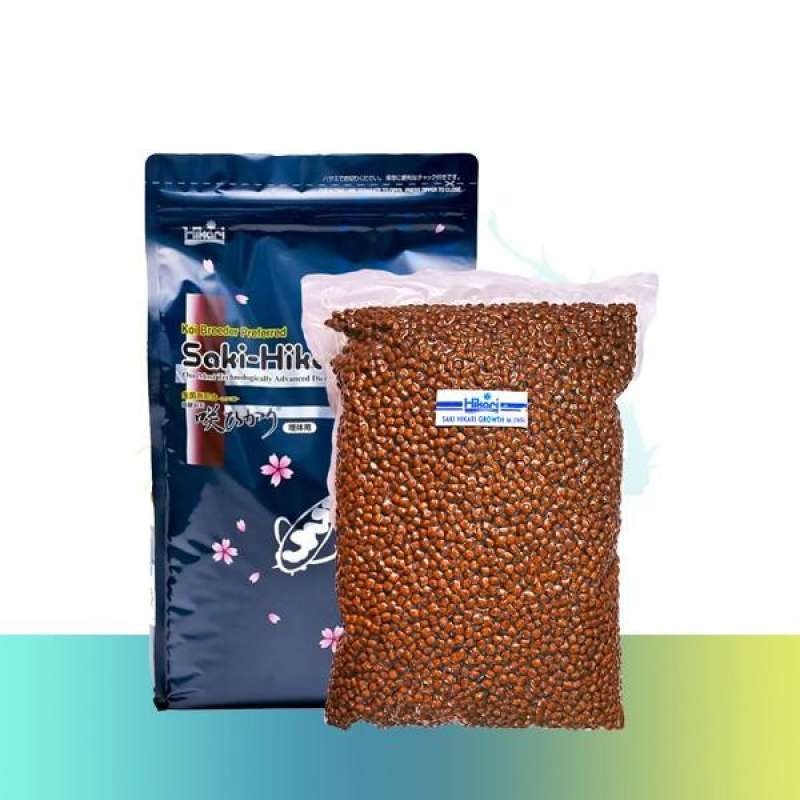 Jual Pakan Makanan Ikan Koi Jepang Repack Saki Hikari Growth L 500 Gram ...