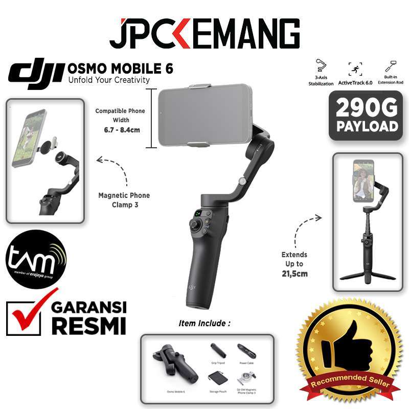 Promo Jpc Kemang Dji Om 6 Osmo Mobile 6 Om6 Gimbal Stabilizer ...