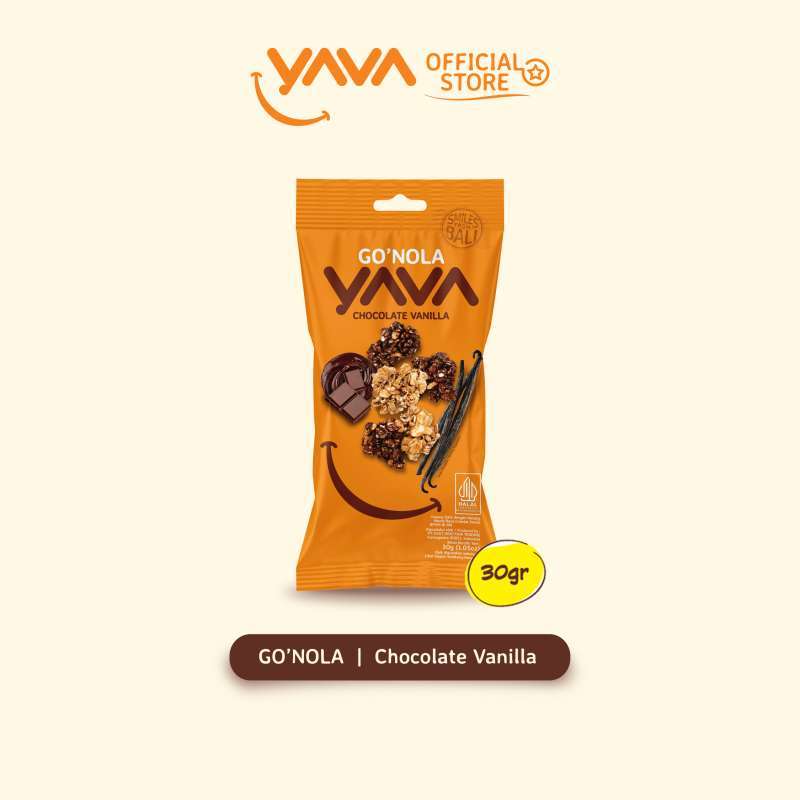 Promo Yava Granola Single Serving Go'nola Chocolate Vanilla 30g Diskon ...