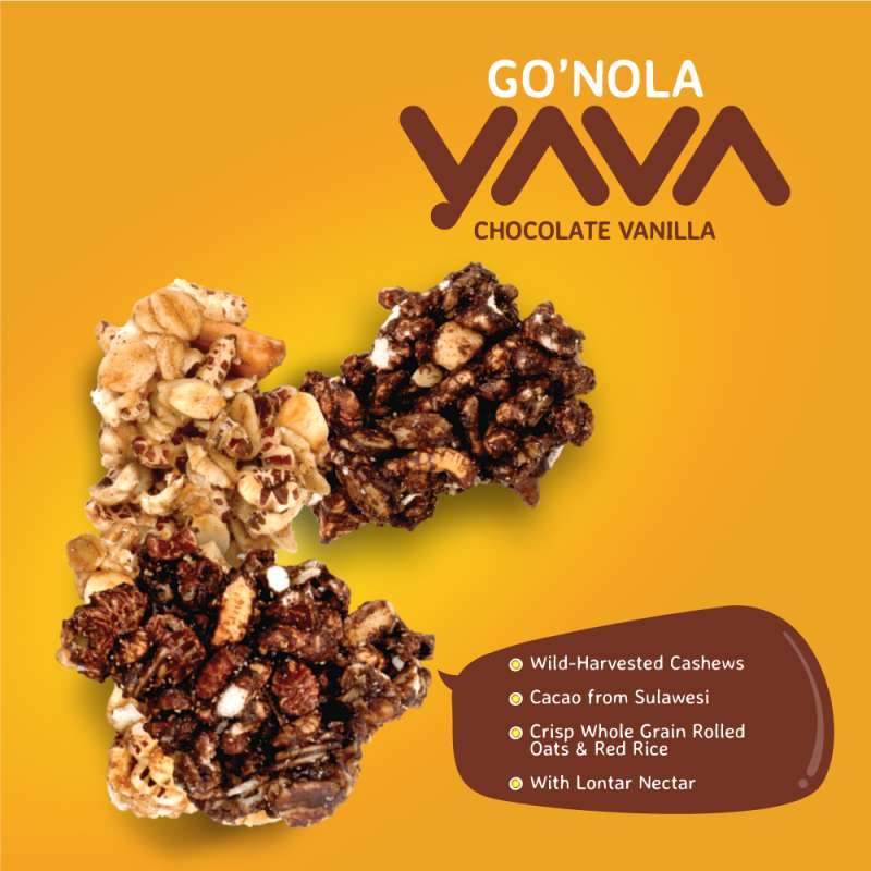 Promo Yava Granola Single Serving Go'nola Chocolate Vanilla 30g Diskon 8% Di Seller Yava ...