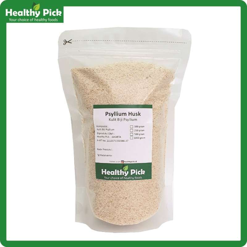 Jual Organic Psyllium Husk Powder 100gr di Seller Healthy Pick - Petojo Selatan, Kota Jakarta ...