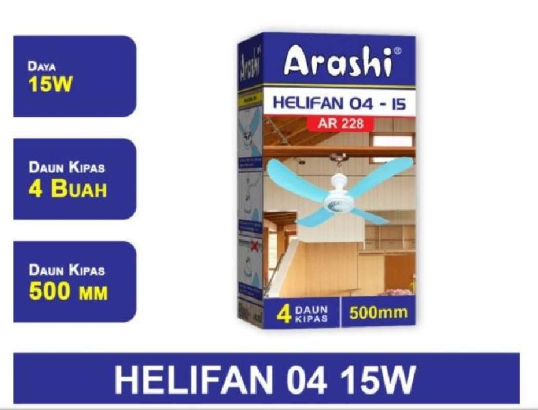 Jual Arashi Helifan Kipas Angin Gantung 30 Watt Profan 30W 30watt Di ...