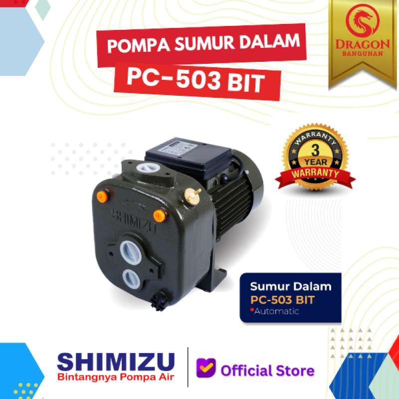 Jual POMPA AIR SHIMIZU PC 503 BIT - JET PUMP SHIMIZU DENGAN TABUNG di Seller DRAGON BANGUNAN ...