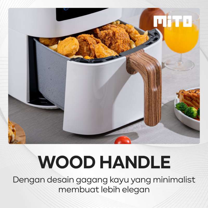 Promo Mito Air Fryer Af1 V2 4l Low Watt Original - Mesin Penggoreng ...
