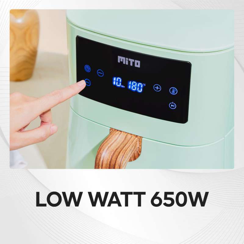 Promo Mito Air Fryer Af1 V2 4l Low Watt Original - Mesin Penggoreng ...