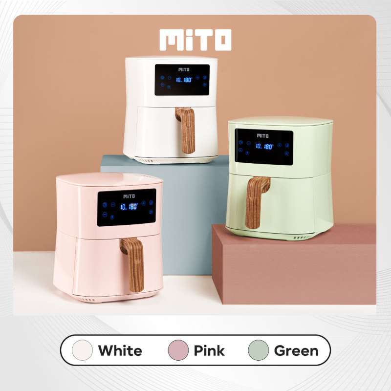 Promo Mito Air Fryer Af1 V2 4l Low Watt Original - Mesin Penggoreng ...