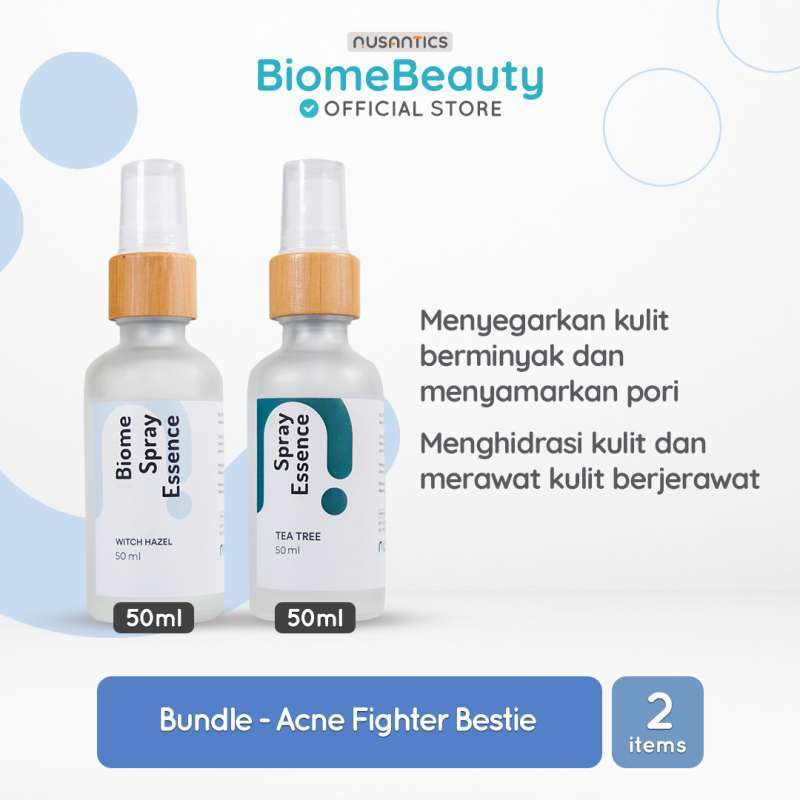 Jual Biome Beauty Acne Fighter Bestie Bundle Free Galactomyces Biome ...