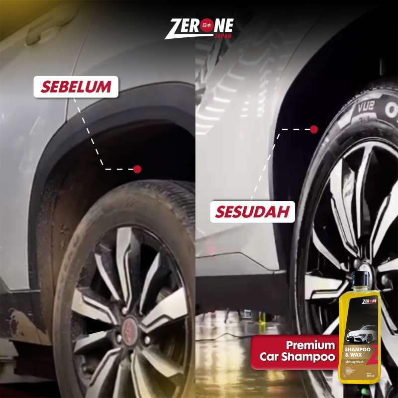 Promo Zerone Japan Paket Super Glow Shampo Wax Mobil Pembersih Interior ...