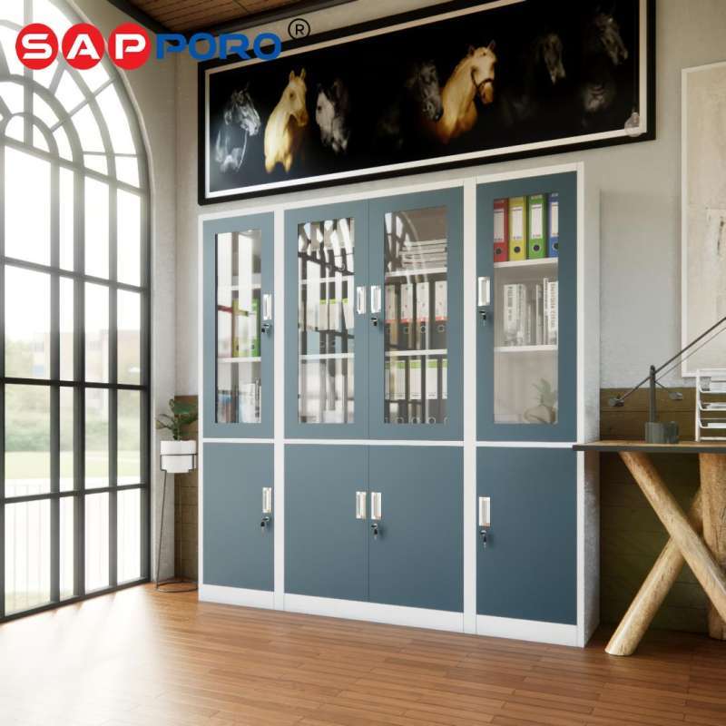 Jual Sapporo Hamburg - Lemari Kantor | Lemari Kantor Besi | Office Cabinet - 4p White Di Seller ...