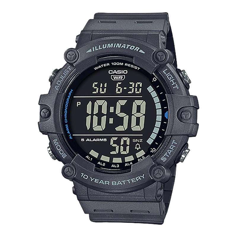 Promo Jam Tangan Pria Casio General Youth ae-1500wh-8bvdf 10 Years Battery Life Black Digital ...