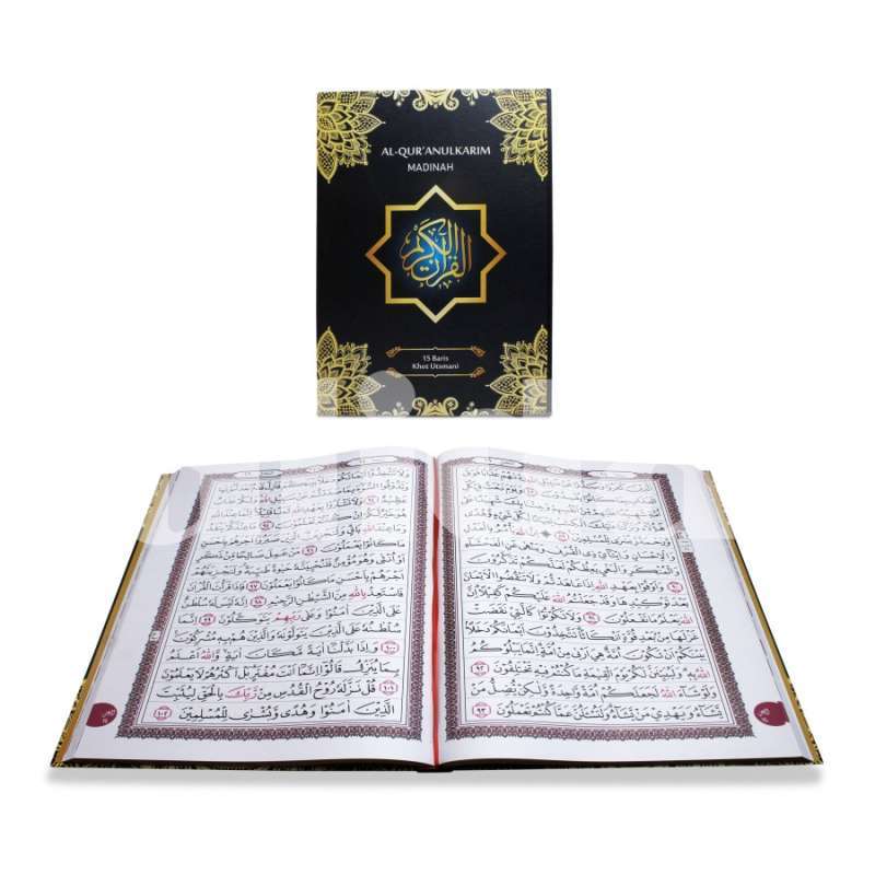 Promo Al-Quran SAMSIA UkA5 Alquran Utsmani Usmani 15 Baris HVS Putih ...