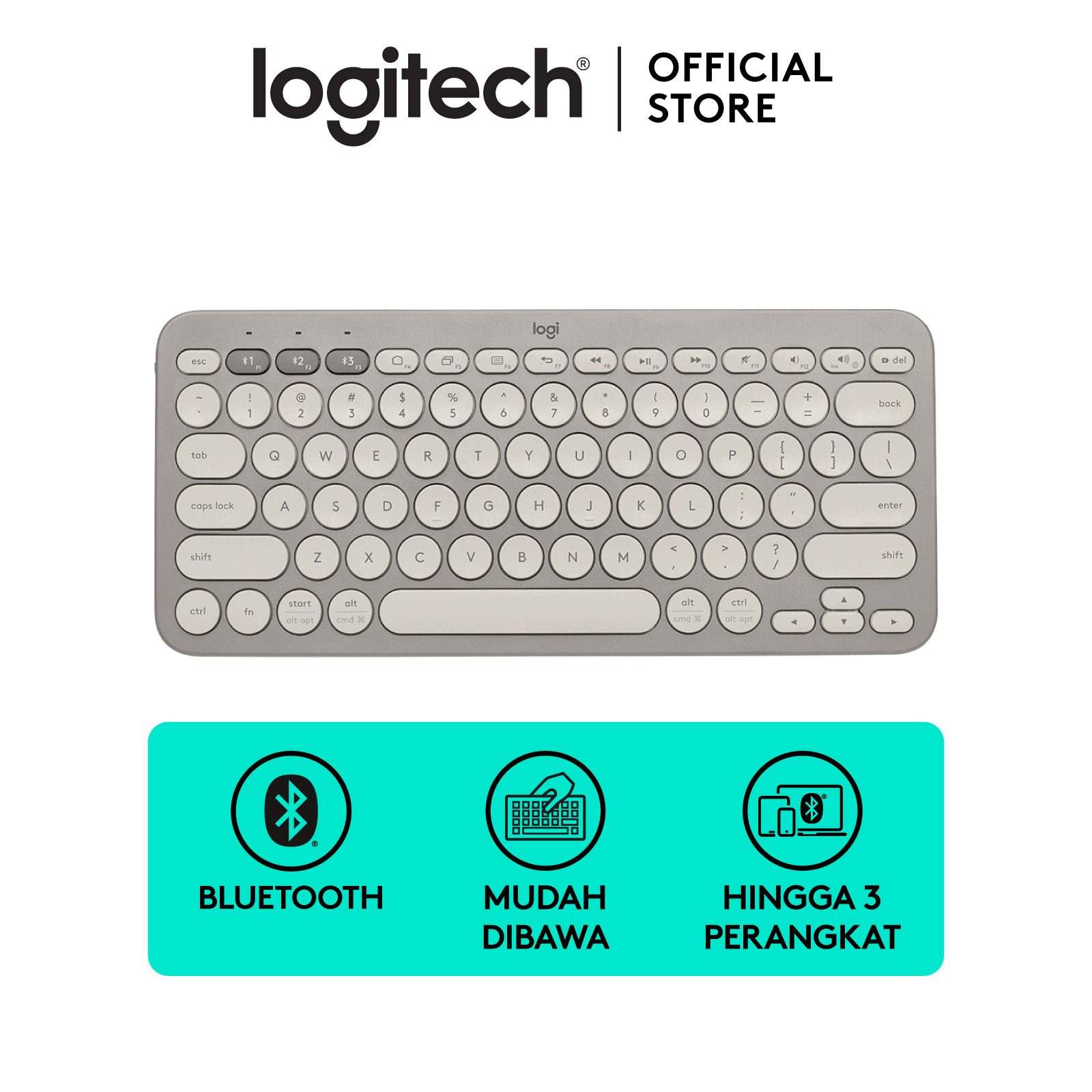 Jual Logitech K380 Keyboard Wireless Bluetooth Multi-device Untuk ...