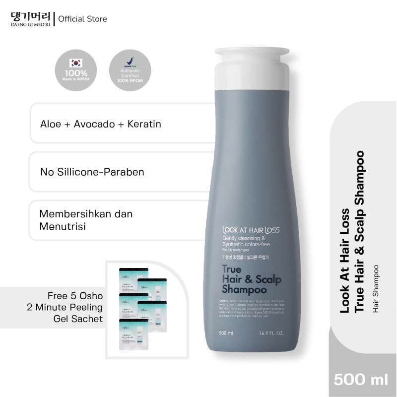 Promo Look at Hair Loss True Hair & Scalp Shampoo 500ml Diskon 55% di ...