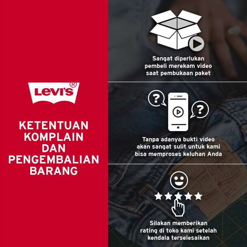 Jual Levi's® Men's 501® Levi’s®original (00501-3343) - 30 Inseam 32 Di ...