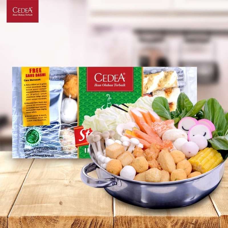 Jual Steamboat Olahan Ikan Cedea Plus Bumbu Dashi | Cedea Paket ...