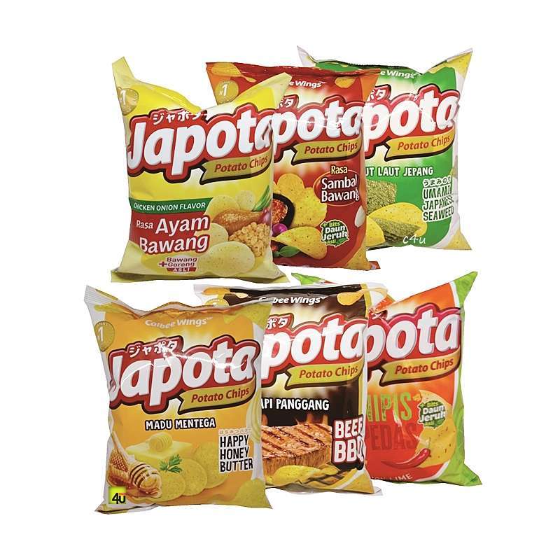 Promo Japota Potato Chips - Kemasan Besar 68gr - Sapi Panggang Diskon ...