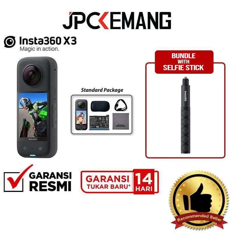 Promo Jpc Kemang Insta360 One X3 Action Camera Insta 360 One X3 Garansi ...