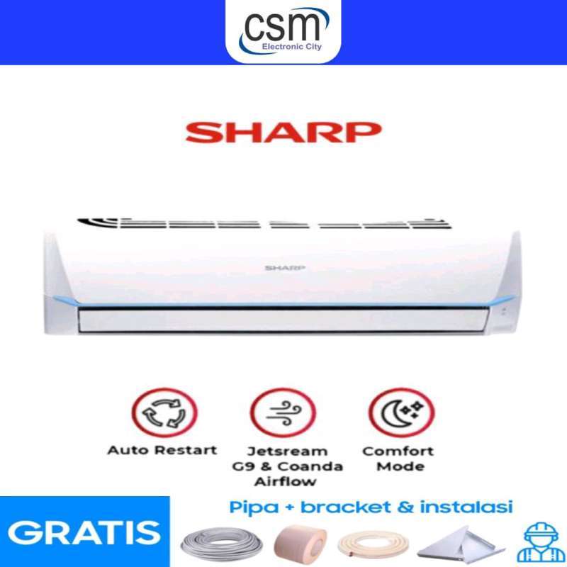 Jual AC SHARP 1 PK AH-A9BEY 1 PK R32 [FREE INSTALASI+MATERIAL] GARANSI ...